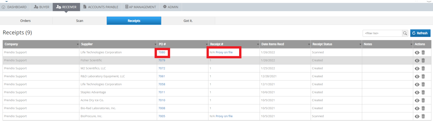 Understanding Missing Packing Slip Proxy Requests